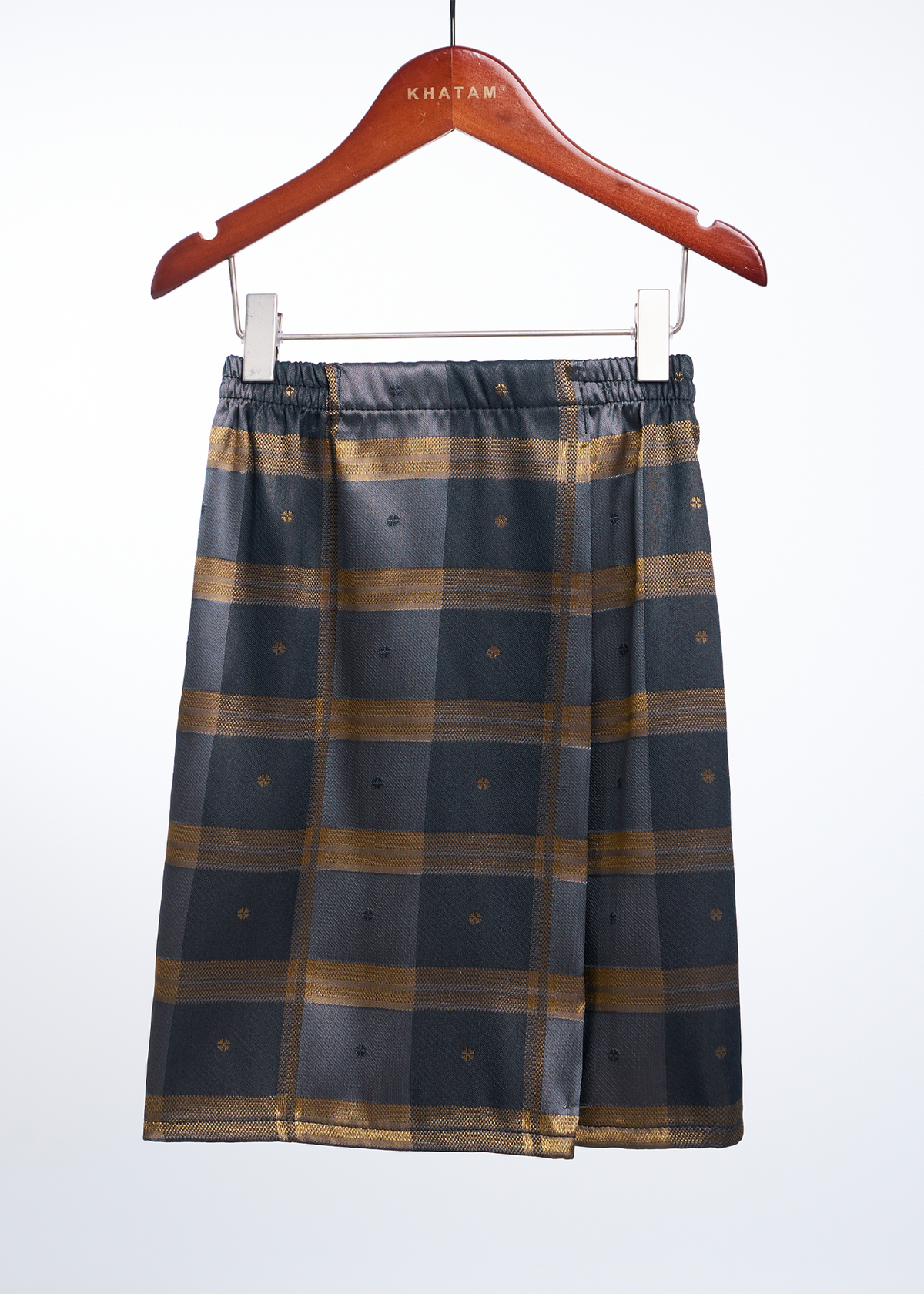 Boys Samping Lajur Cengkih - Emas Hitam