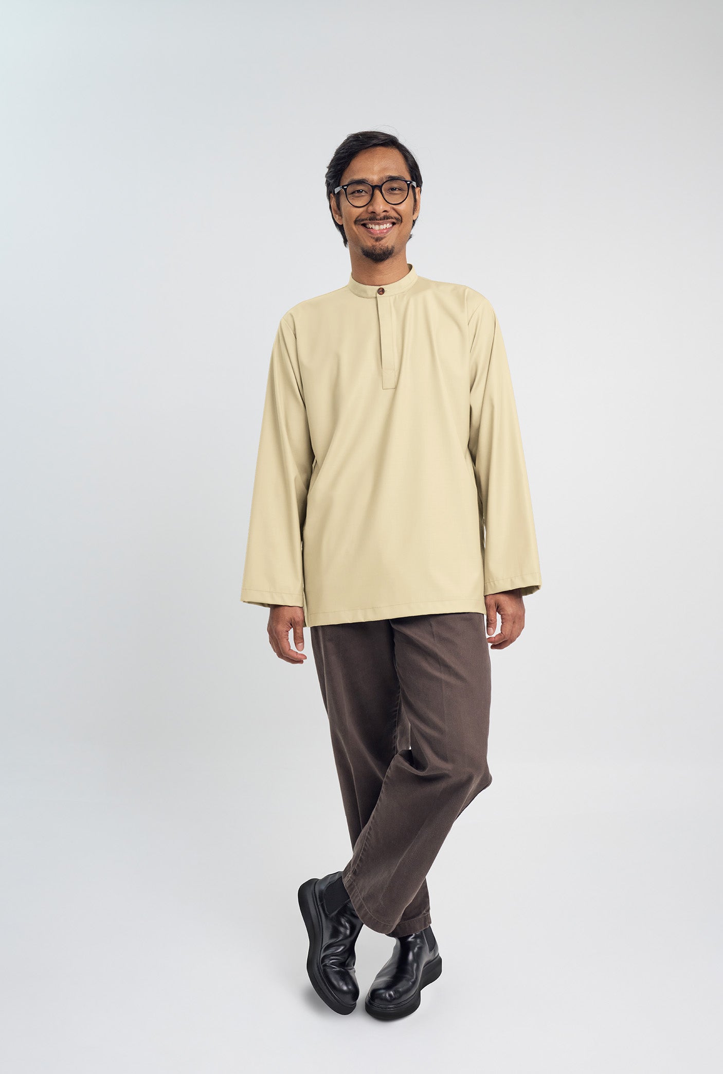 Patawali Collared Top - Kuning Langsat